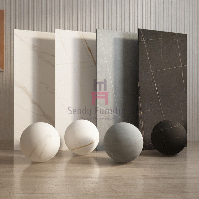 Sintered Stone Rock Plate Furniture Color Palette Dia 80cm For Dining Table